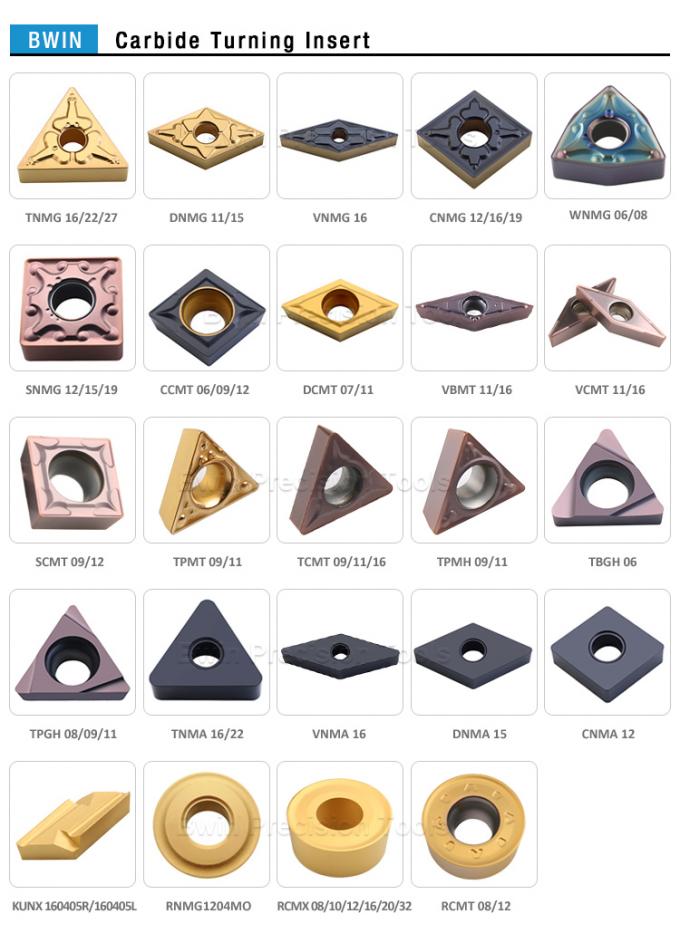 OEM ODM Tungsten Carbide Lathe Tool Inserts CNC Lathe Cutting Tool