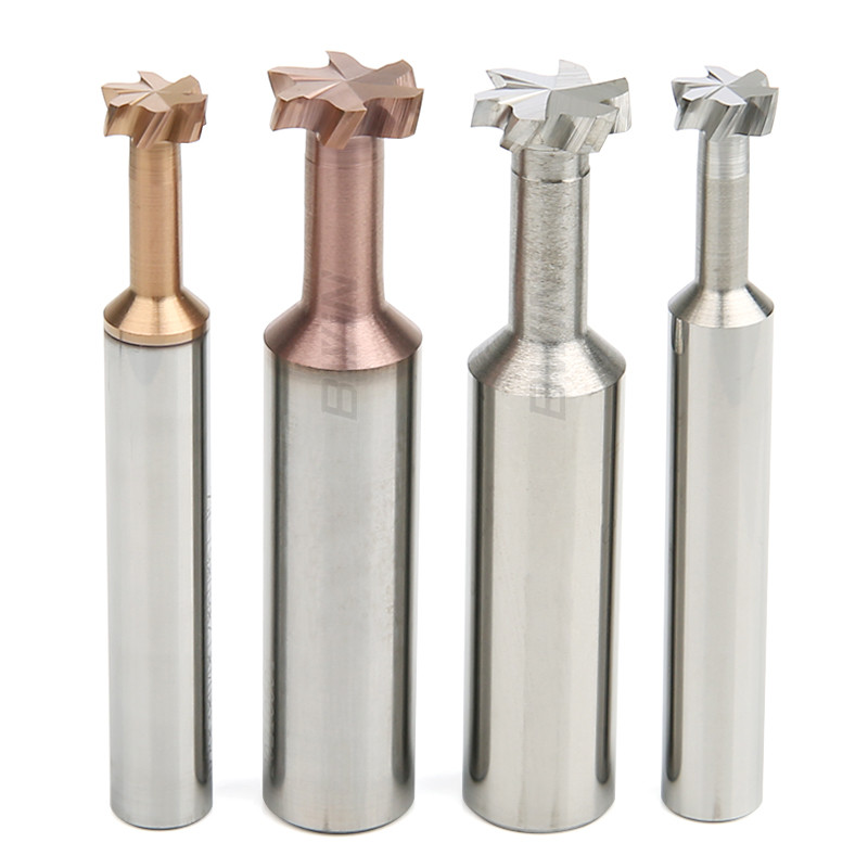 HRC55 4F 6F T Slot Milling Cutter For Universal Milling Maching