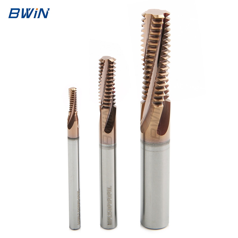Customize Thread End Mill Carbide ISO Mertic Full Tooth Thread Endmill ...